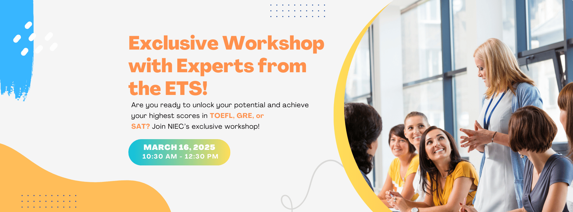 Exclusive Workshop with Experts from the ETS - NIEC