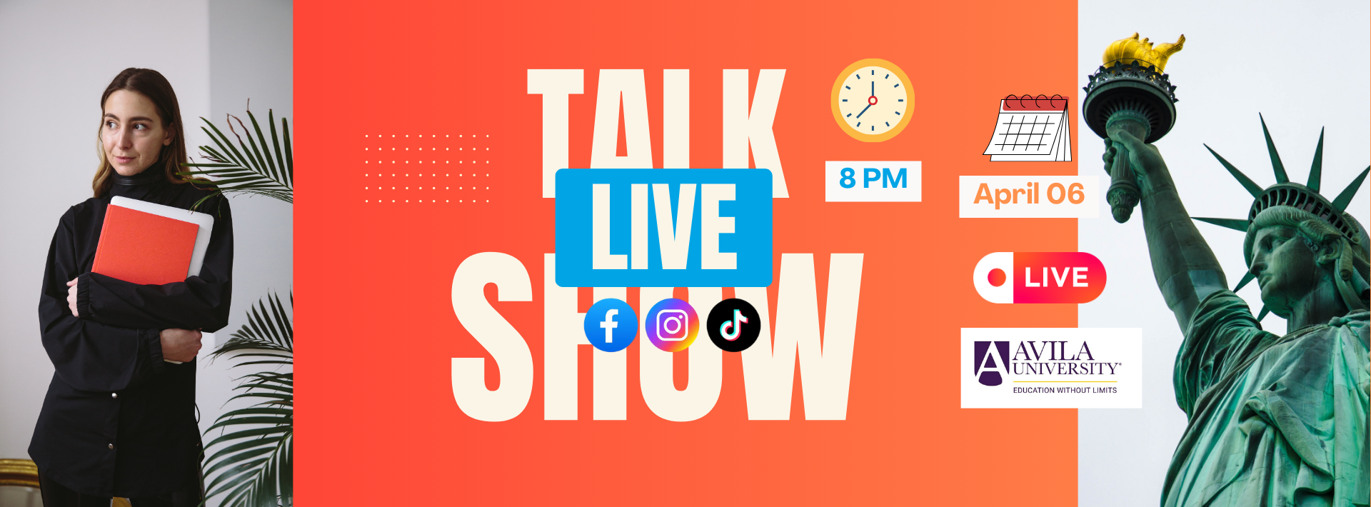Join us for a live show with an Avila University, USA with Scholarships ...