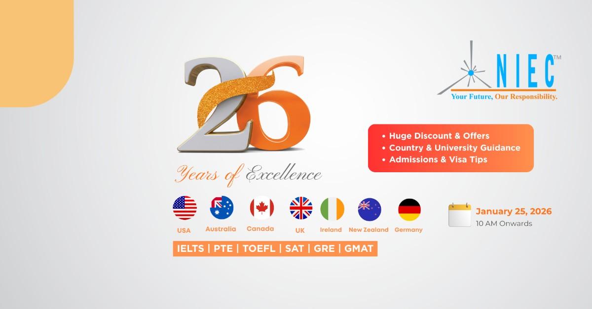 Celebrating 26 Years of Excellence - NIEC